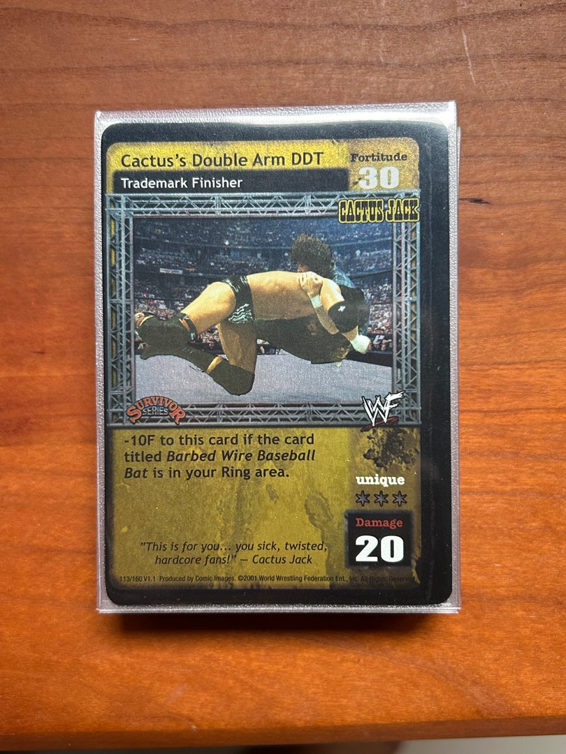 WWF WWE RAW DEAL - Cactus Double Arm DDT, Hobbies & Toys, Toys & Games ...