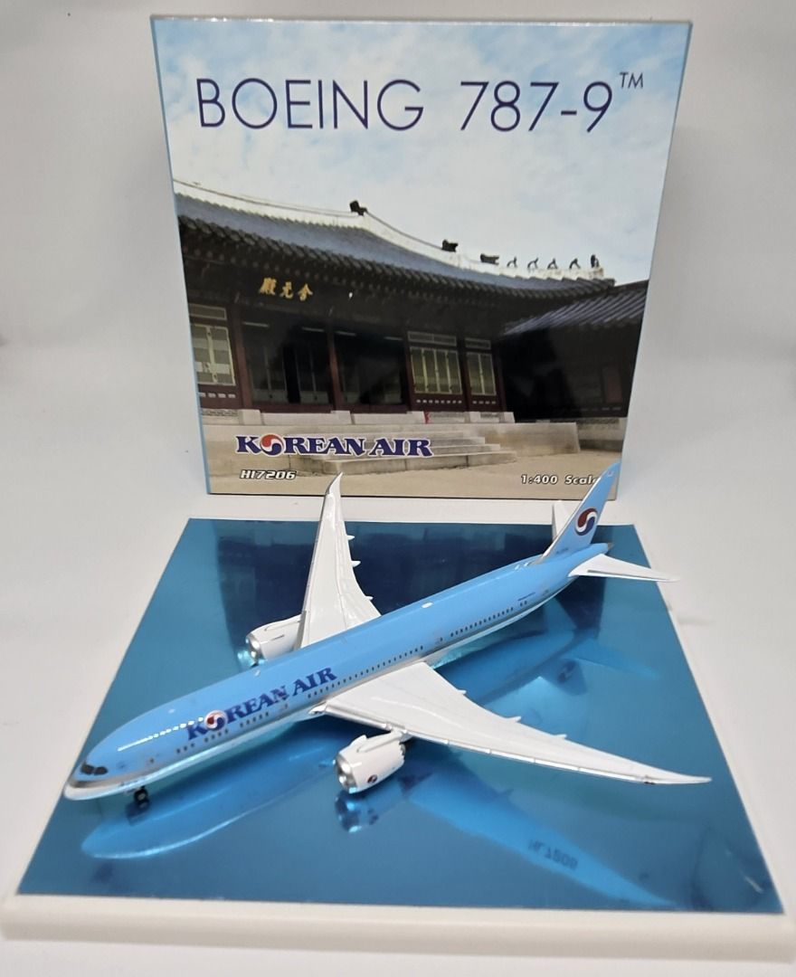 1/400 - KOREAN AIR - B787-9, Hobbies & Toys, Toys & Games on Carousell