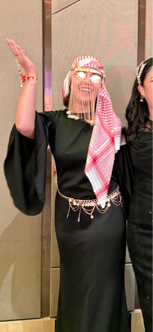 Arabian Dinner set dress baju majlis tema arab, Women's Fashion ...