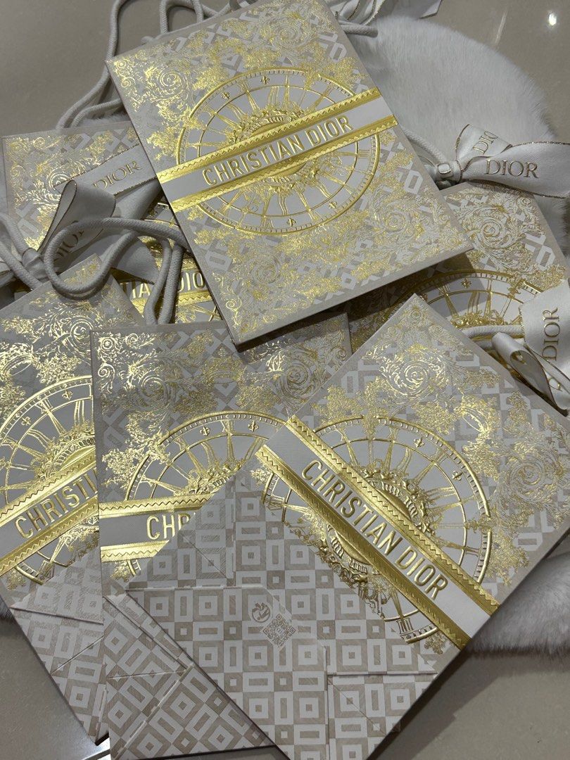 Authentic Christian Dior paper bag from Japan ( Christmas edition ...