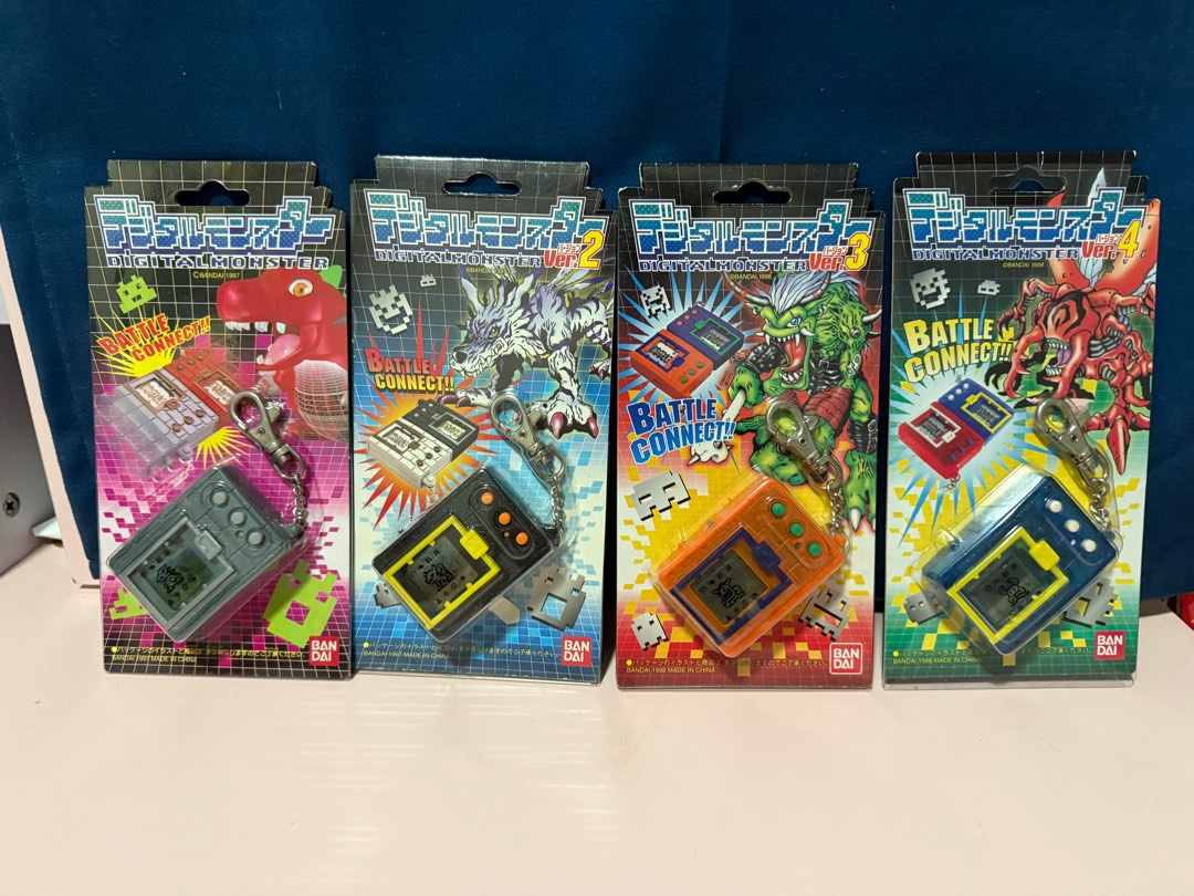 Bandai Digimon Japan 1997 Ver. 1-4 V Pet, Hobbies & Toys, Toys & Games ...