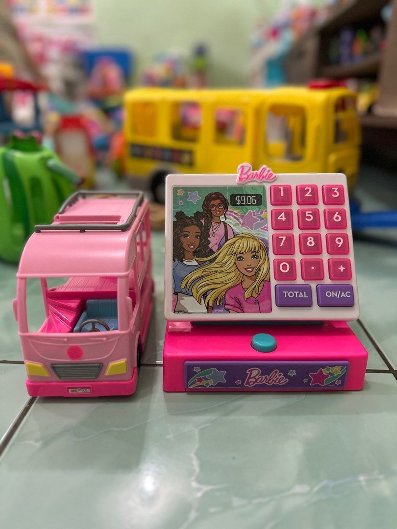 Barbie Cashier & Barbie Bus {Mattel}, Hobbies & Toys, Toys & Games on ...