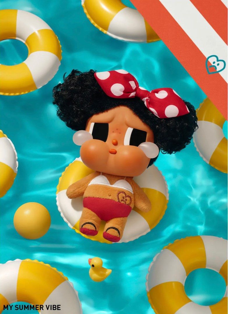 [READY STOCK] BNIB POPMART CRYBABY VACATION MODE ON SERIES VINYL PLUSH ...