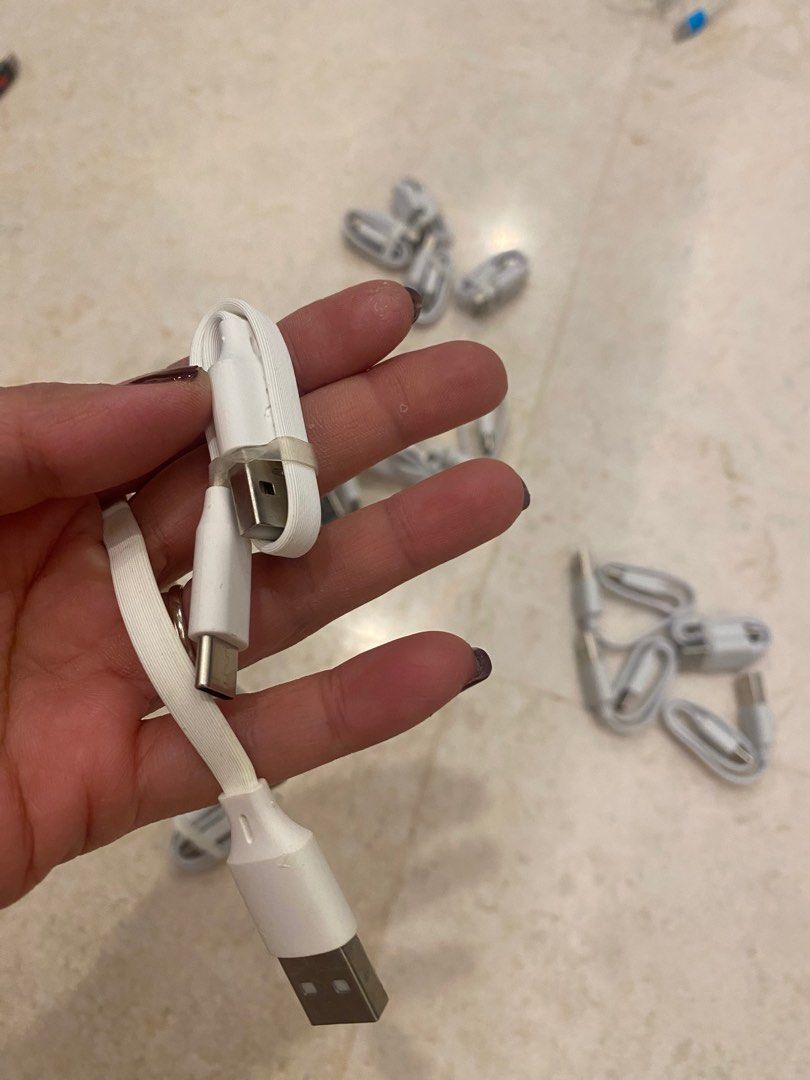 Bundles of 15 USB TYPE CA White Charging Cables - FULL SET, Mobile ...
