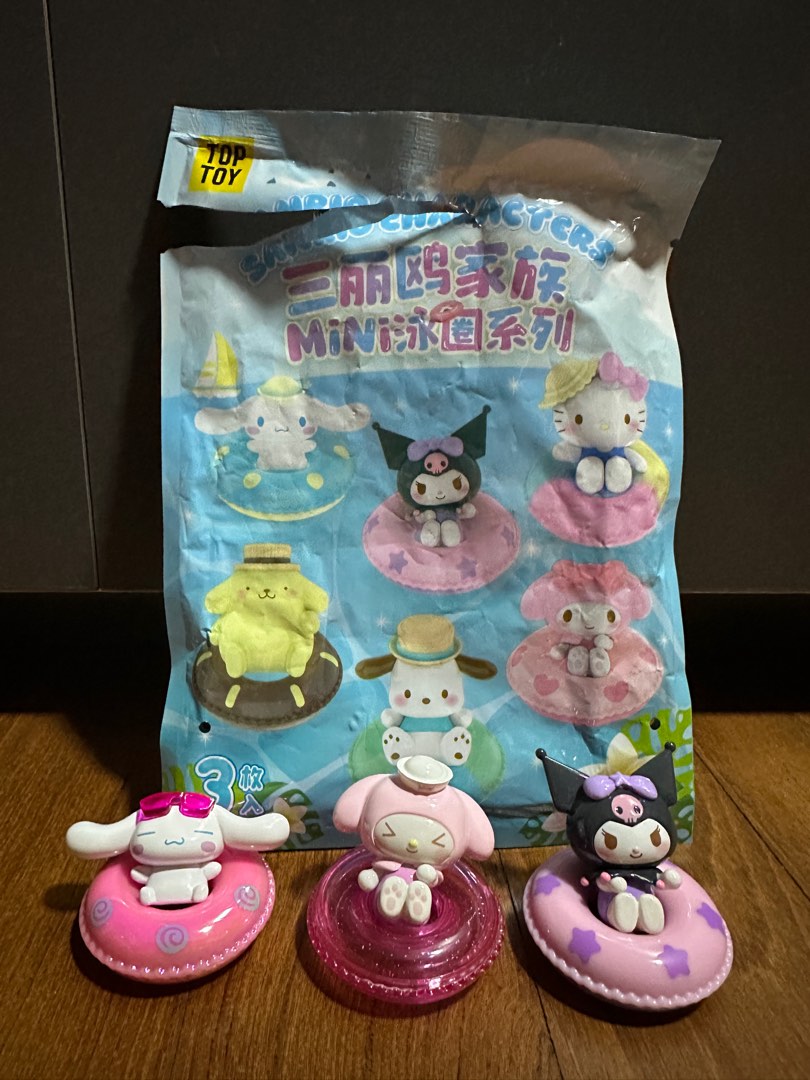 [CINNAMOROLL, MY MELODY, KUROMI] Sanrio Characters Mini Floaties Blind ...
