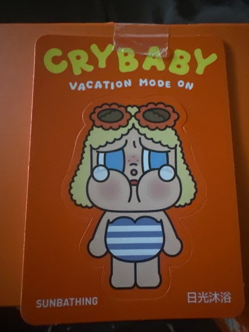Crybaby Vacation Mode On Sunbathing Figure, Hobbies & Toys, Toys ...