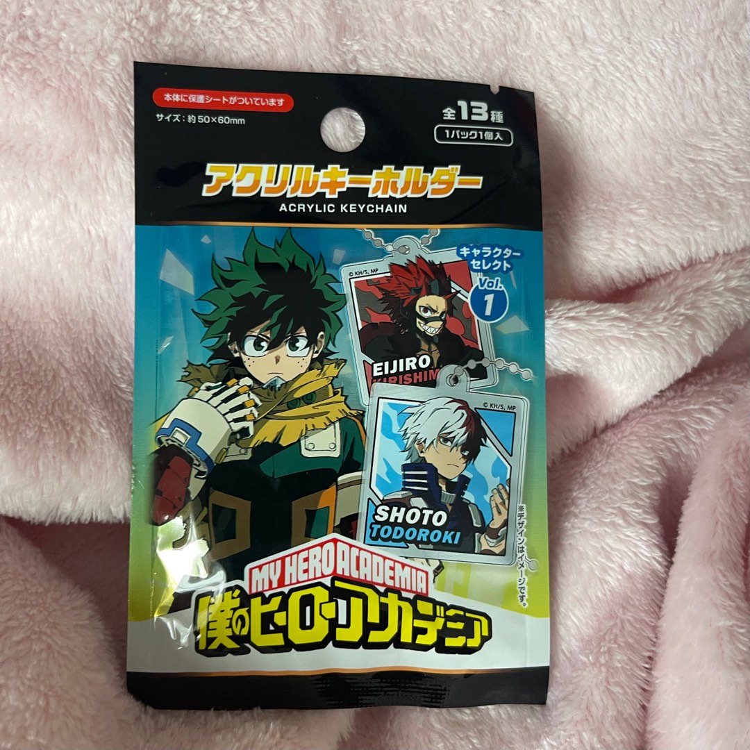 DAISO My Hero Academia Acrylic Keychain Blind Bag, Hobbies & Toys ...