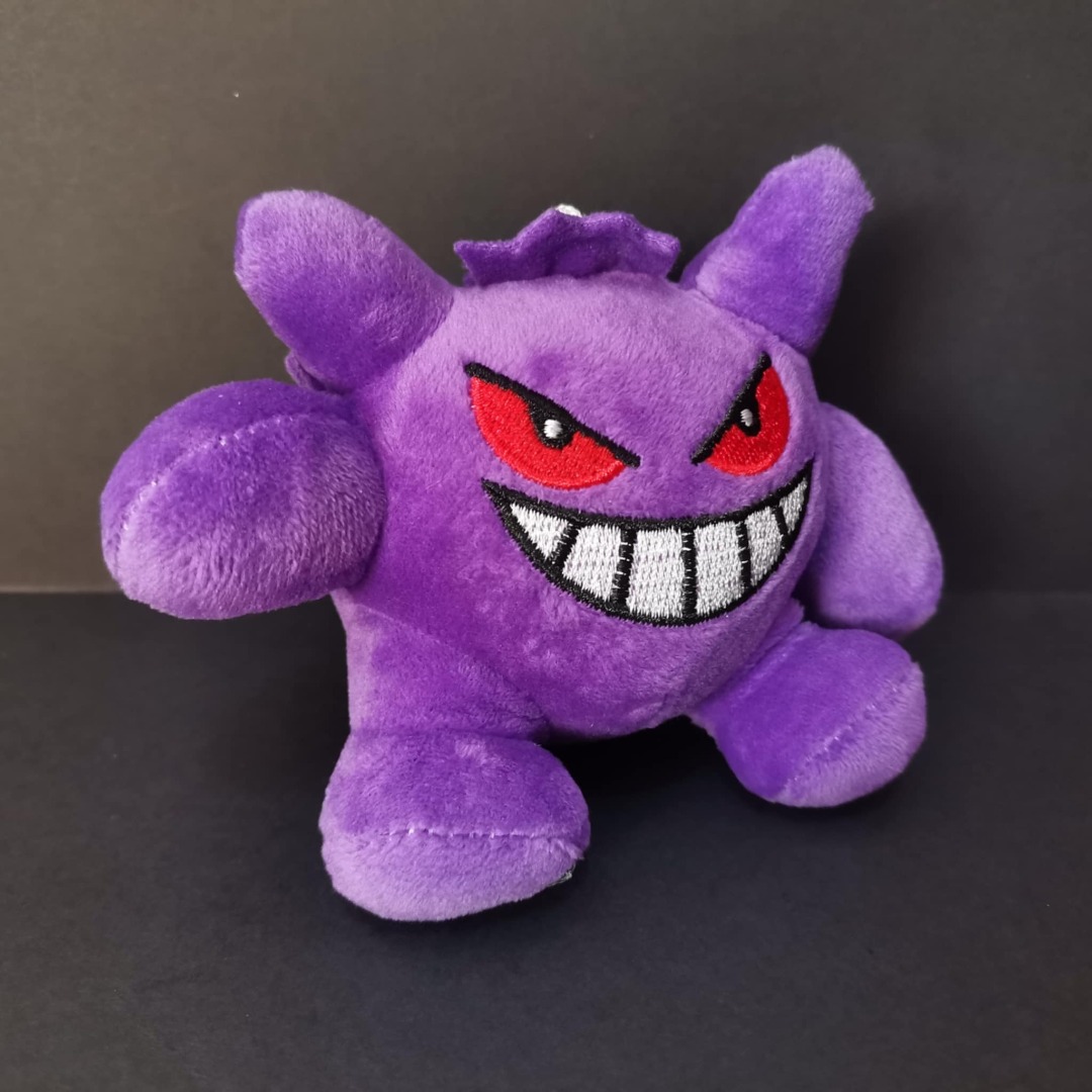 (Free Shipping) Pokemon Gengar Plush Bag Charm, Hobbies & Toys, Toys ...