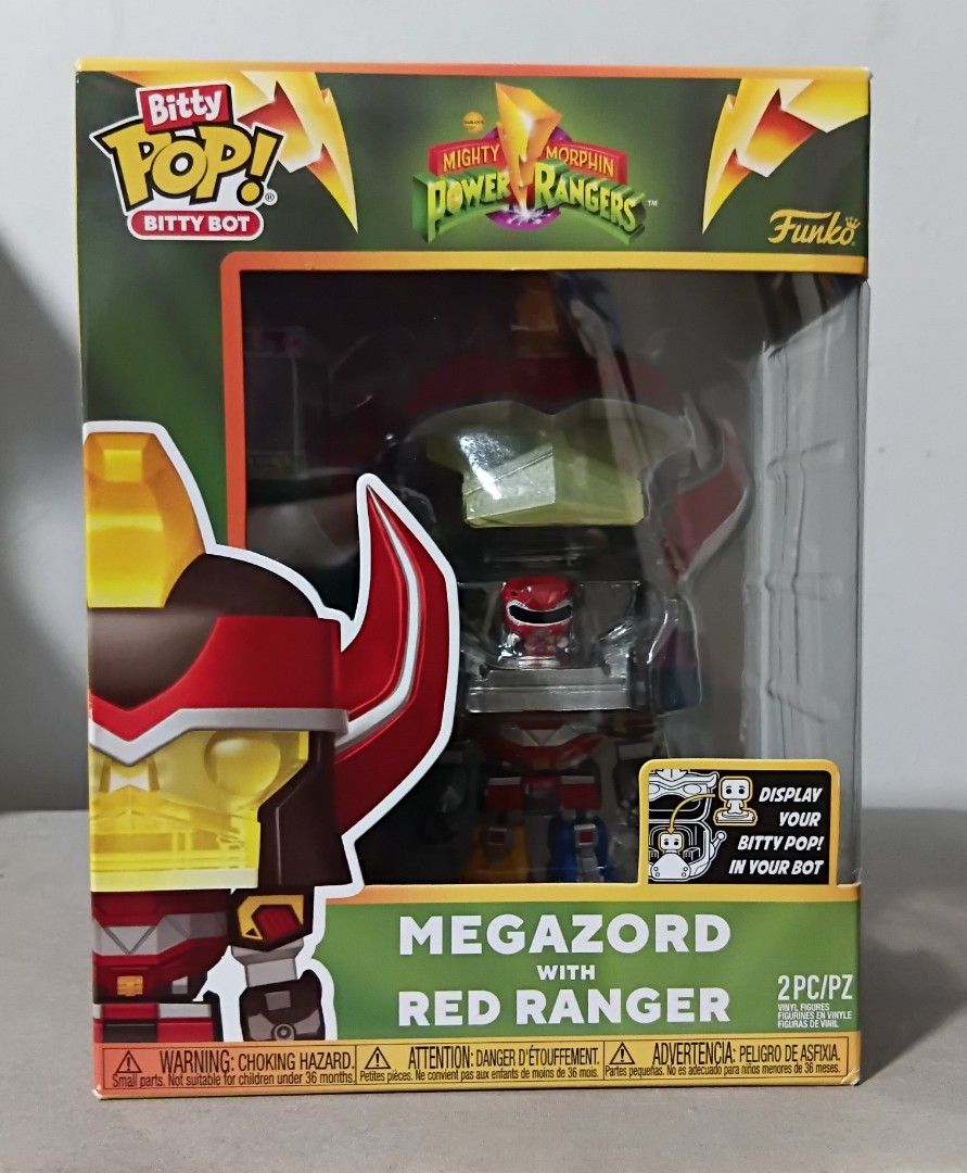 Funko Bitty Pop! Mighty Morphin Power Rangers Megazord With Red Ranger ...