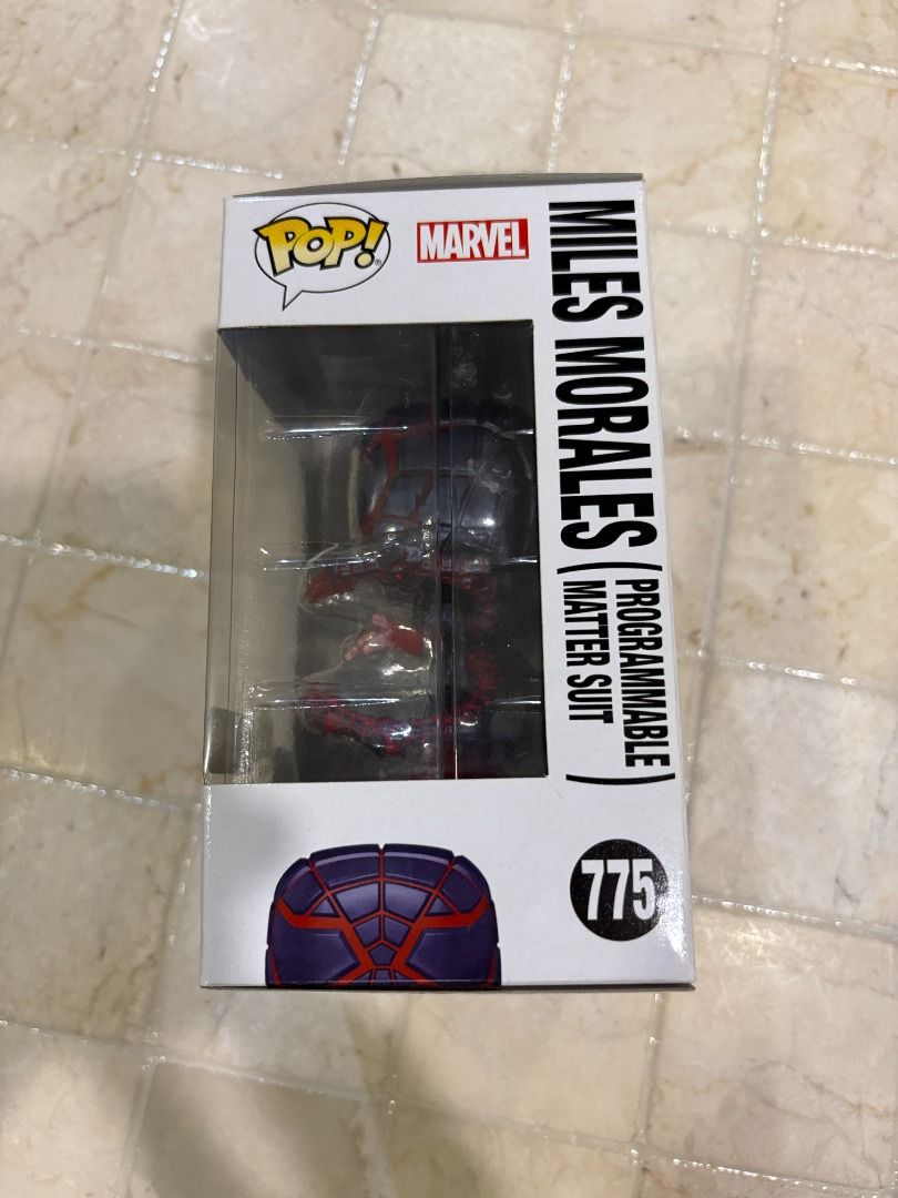 Funko Pop Marvel Spider-Man GITD Miles Morales Programmable Matter Suit ...