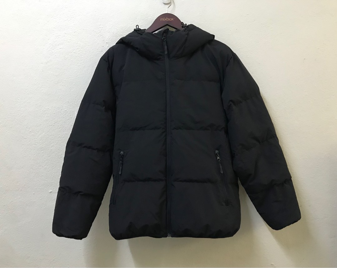 GU Down Puffer Jacket (black), Men's Fashion, Coats, Jackets and ...
