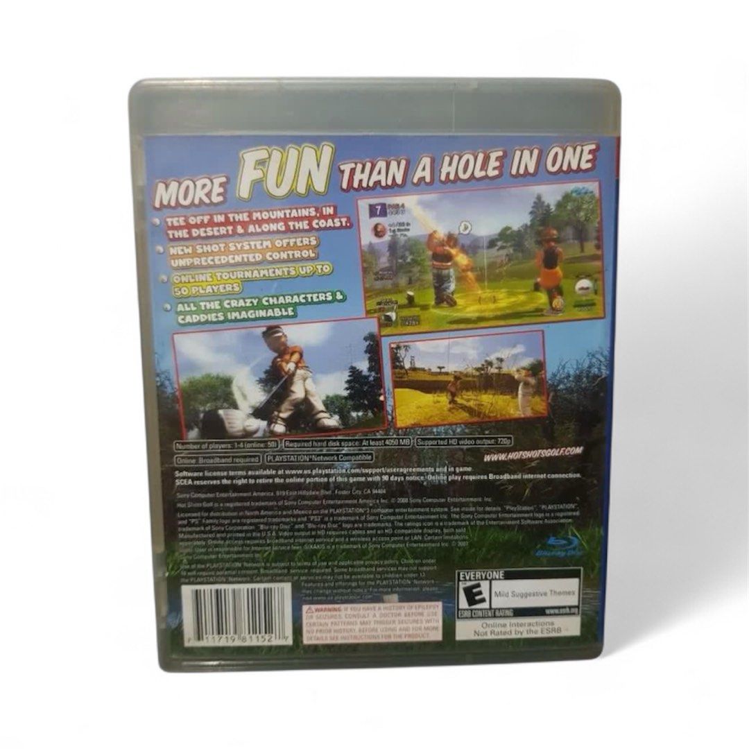 Hot Shots Golf: Out of Bounds - PS3, Video Gaming, Video Games ...