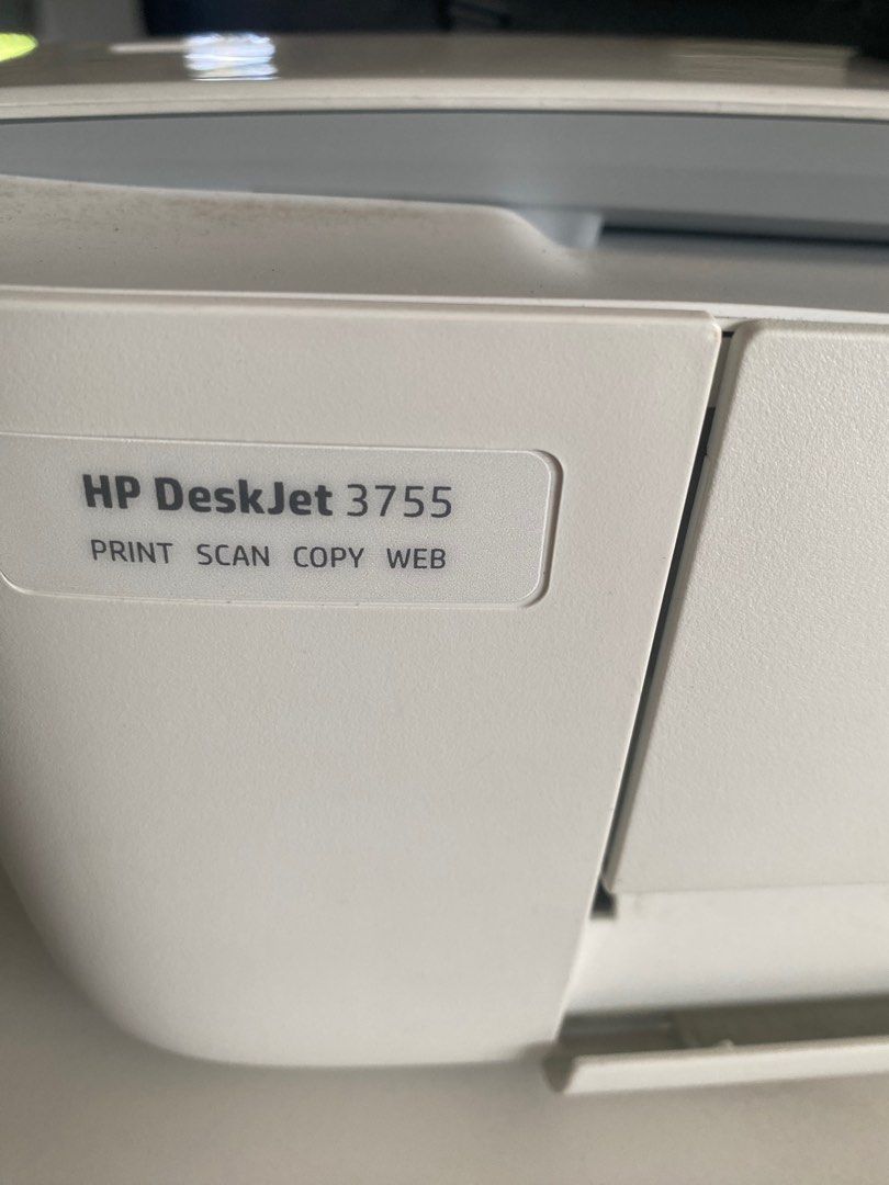 HP DeskJet 3755 All-in-One Printer (Print, Scan, Copy, Web), Computers ...