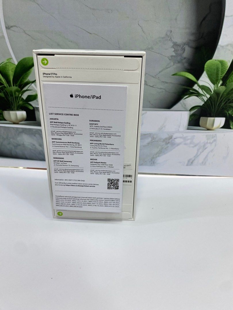 iphone 17 pro 256 GB new iBox, Telepon Seluler & Tablet, iPhone, iPhone ...