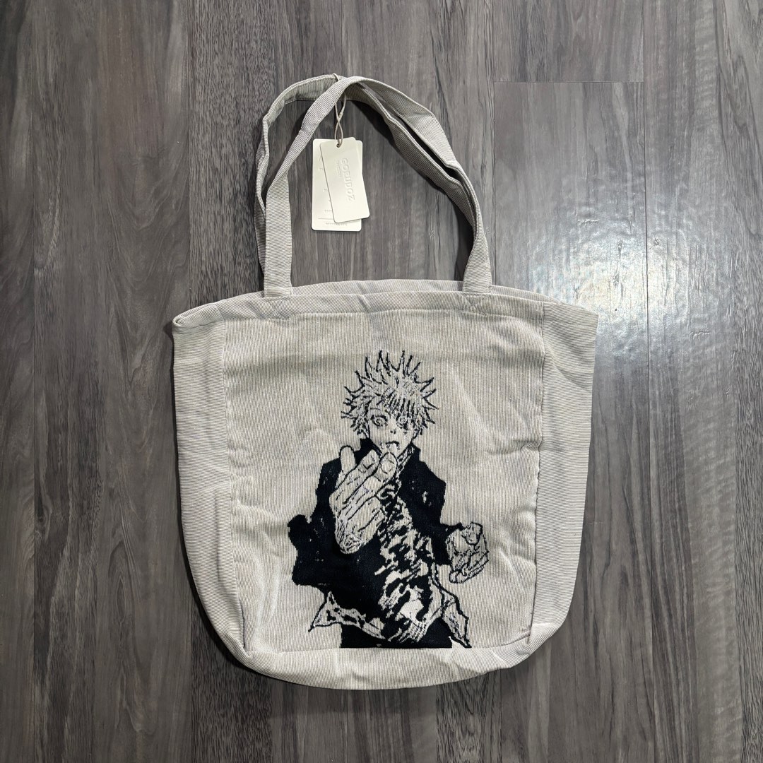 Jujutsu Kaisen Gojo Toji Woven tote bag, Women's Fashion, Bags ...