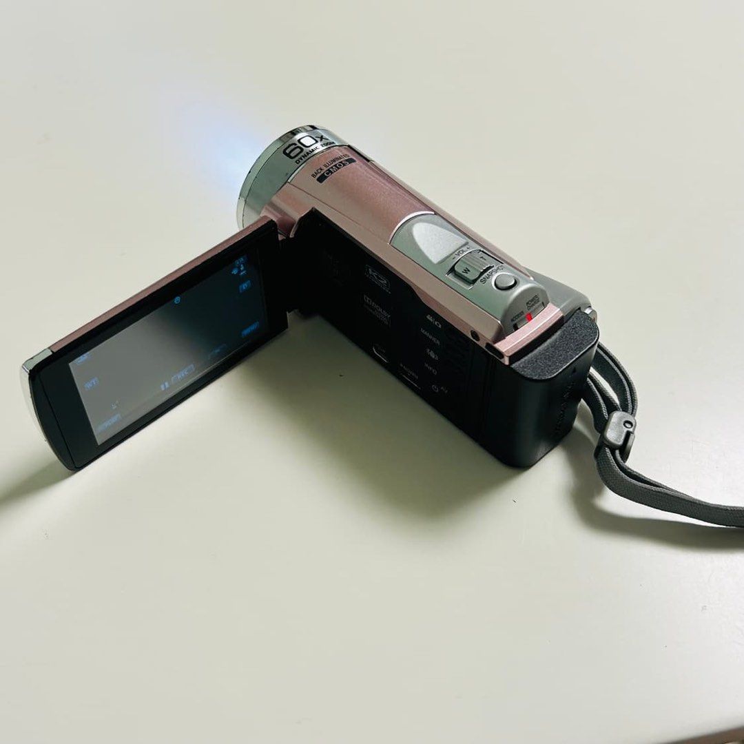 JVC Everio GZ-E325-P Full HD Pink Handycam Camcorder, Photography, Video Cameras on Carousell