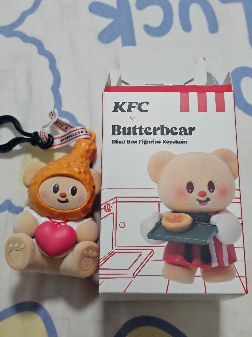 KFC Butterbear Blind Box Figurine Keychain, Hobbies & Toys, Toys & Games on Carousell