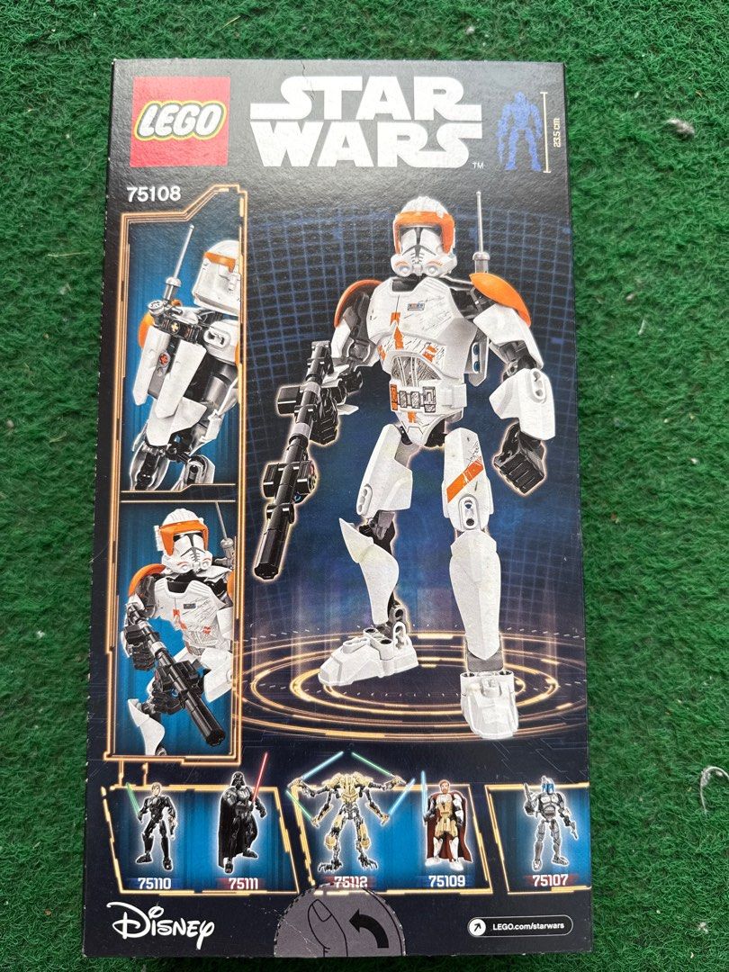 LEGO Star Wars Clone Commander Cody Buildable Figure 75108, Hobbies ...