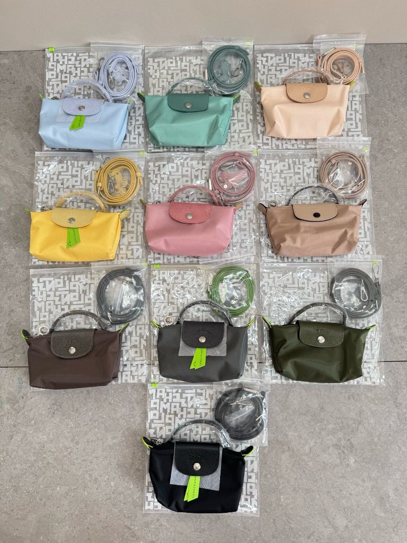 Longchamp mini single-handle dumpling buns sling bag, Women's Fashion ...