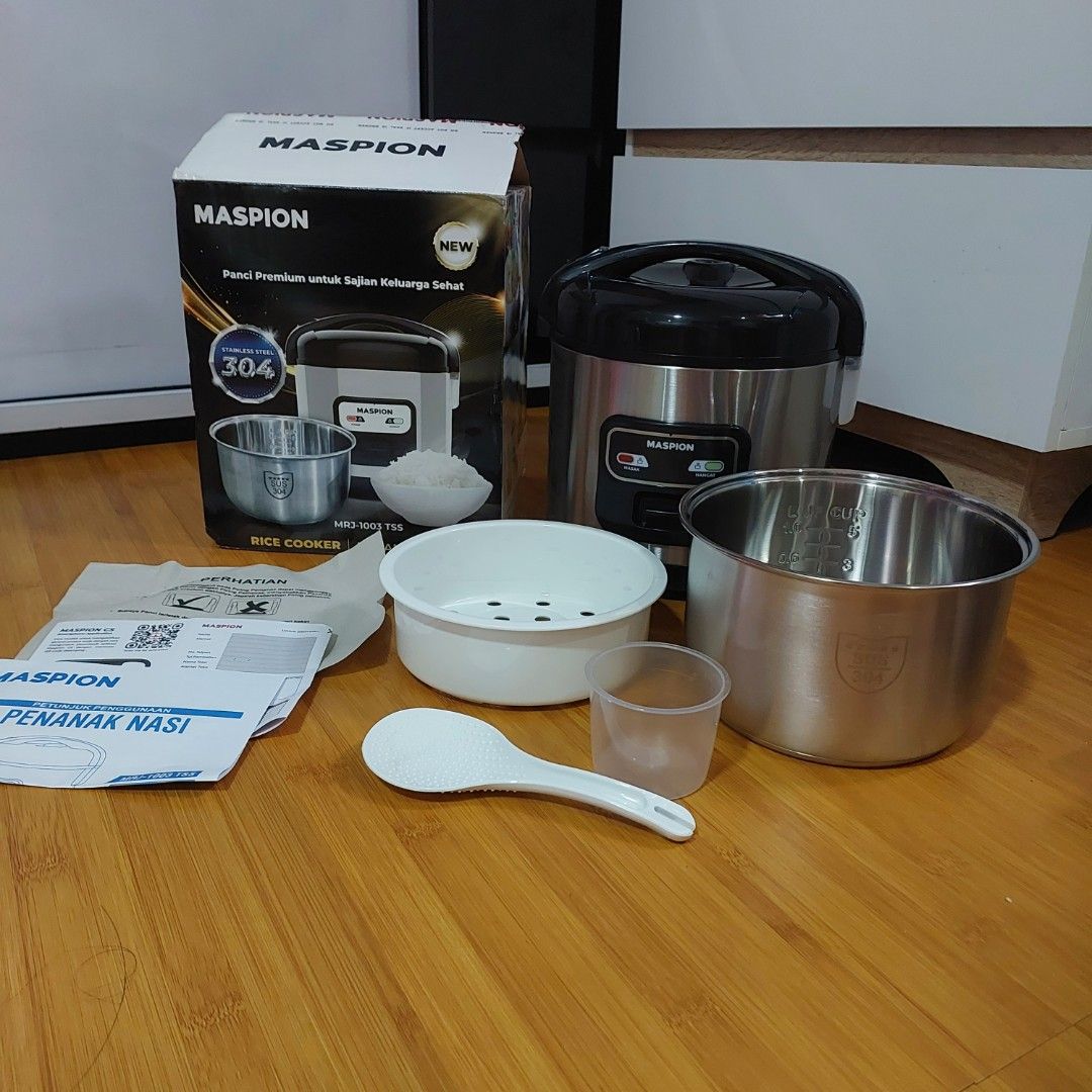 Magicom / Rice Cooker Merk Maspion Kapasitas 1 Liter Panci Stainless ...