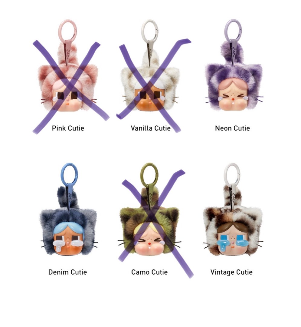 Molly x Cat Cutie Keychain - Choose Your Color!, Hobbies & Toys, Toys ...