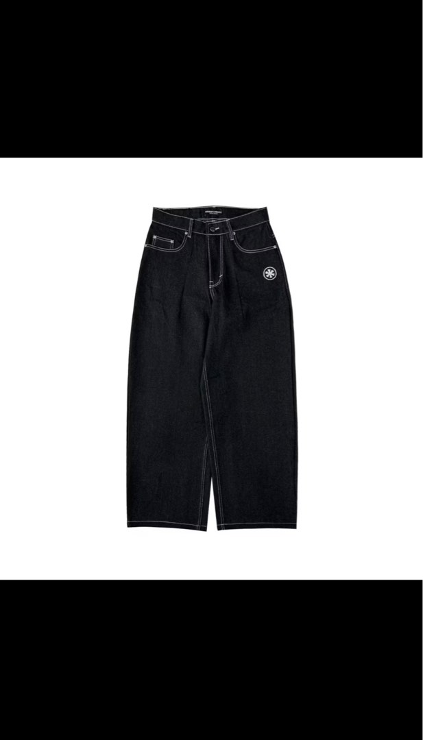 Moodday Project Raw Denim Baggy Jeans, Men's Fashion, Bottoms, Jeans on ...