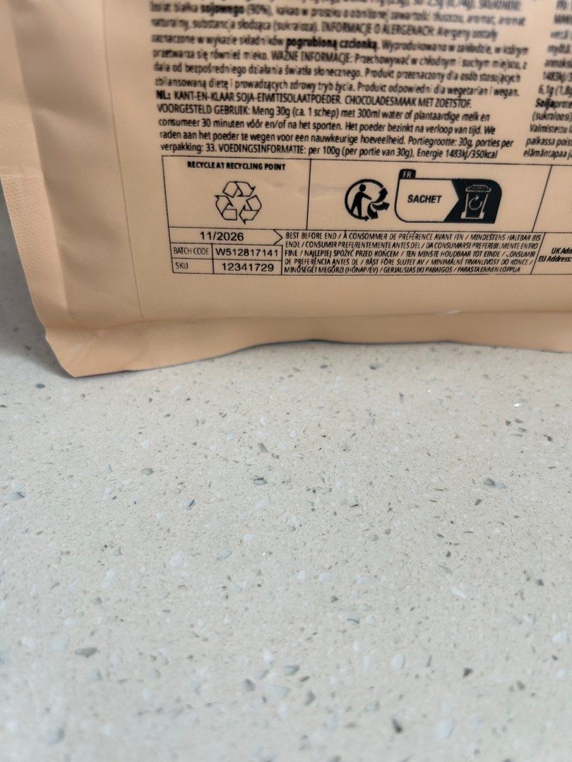 Myvegan Impact Soy Protein - Chocolate Flavour - 1kg, Health ...