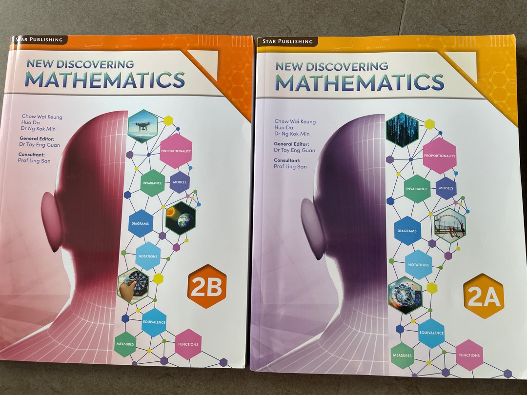 New Discovering Mathematics Textbook 2A & 2B, Hobbies & Toys, Books ...