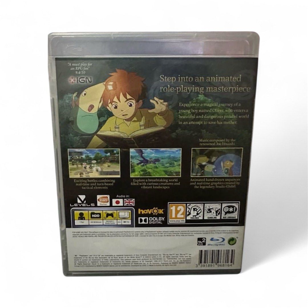 Ni no Kuni: Wrath of the White Witch - PS3, Video Gaming, Video Games, PlayStation on Carousell
