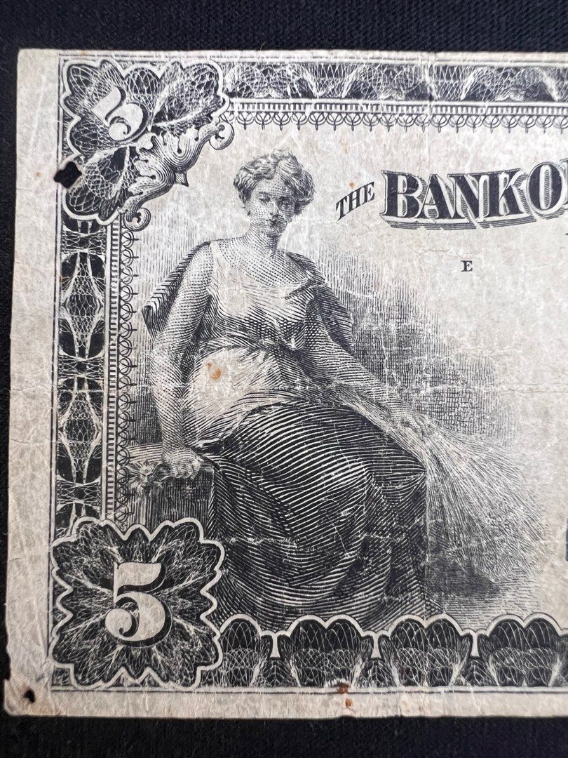note collection • BANK OF PHILIPPINE ISLANDS • 1928 five psos • (F ...