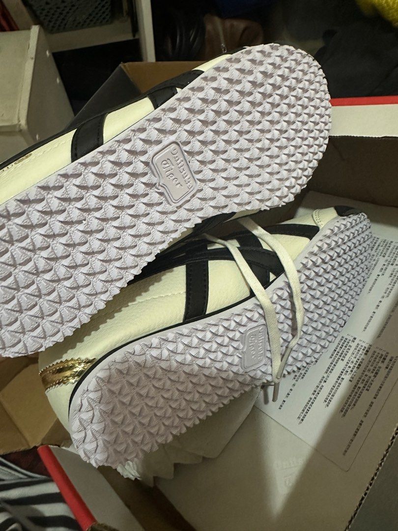Onitsuka Tiger Mexico 66 - Cream/Black, Women's Fashion, Footwear ...