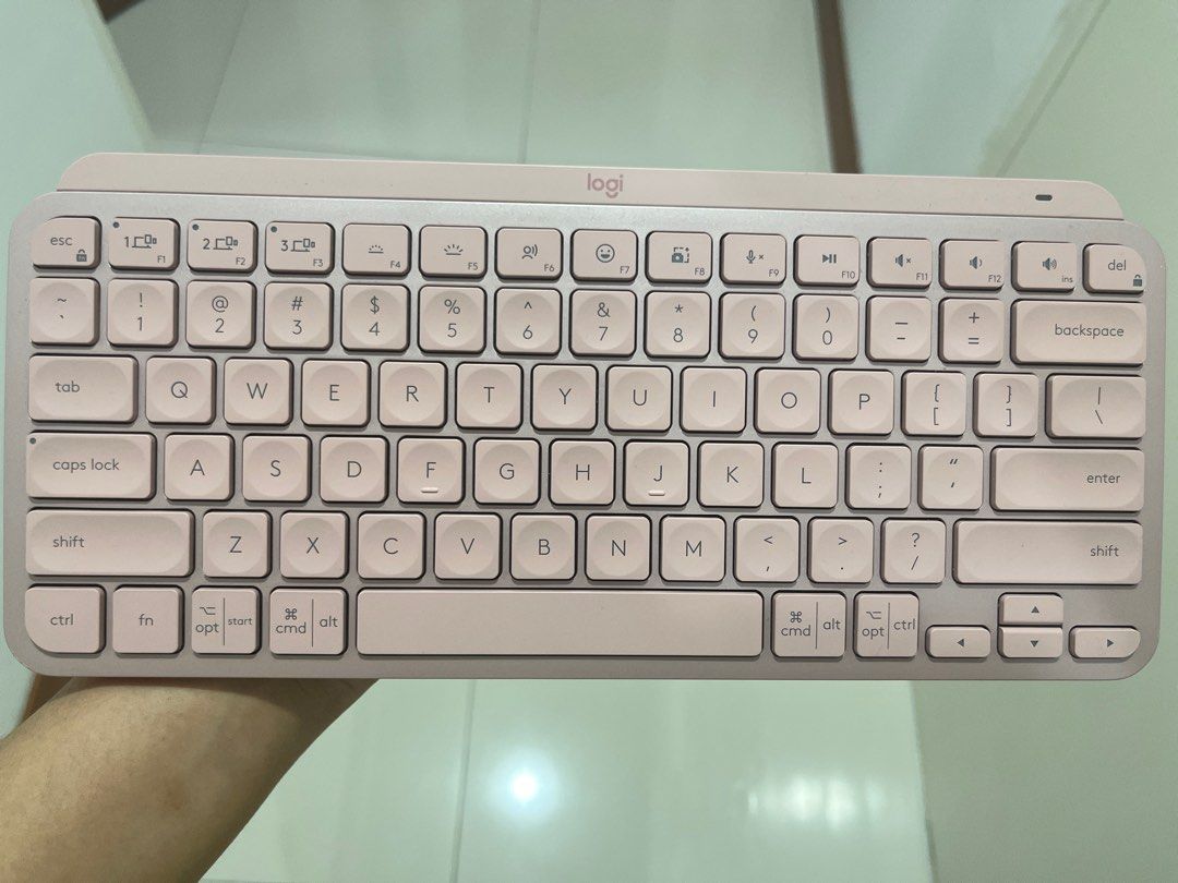 ORIGINAL Logitech MX Keys Mini - Rose, Computers & Tech, Parts ...