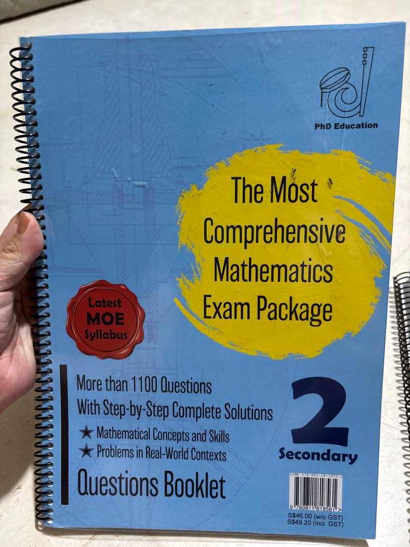 PhD Education Secondary 2 Mathematics Exam Package, Hobbies & Toys ...