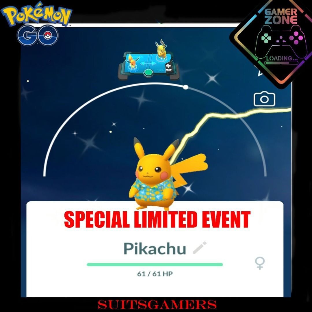 Pokemon GO - Shiny Blue Citrus/Jeju Pikachu [SHINY POKEMON/SPECIAL ...