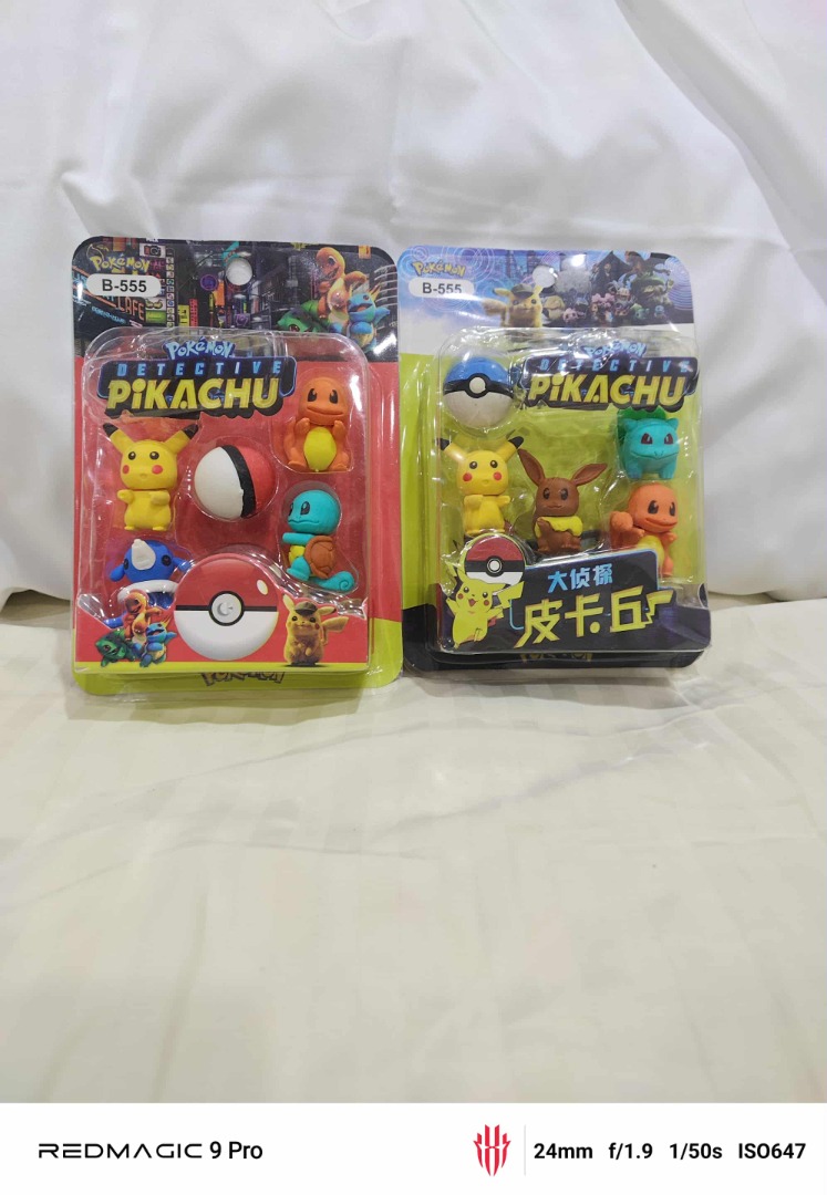 Pokemon PIKACHU Eraser Bundle (100), Everything Else, Others on Carousell