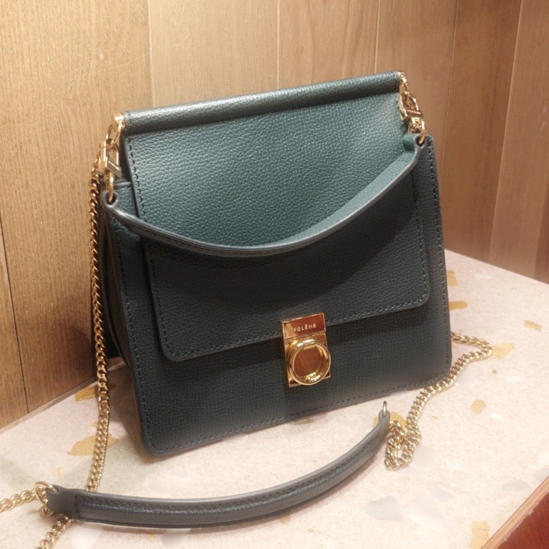 Polène Polene Numero Sept Mini Handbag - Green, Luxury, Bags & Wallets ...