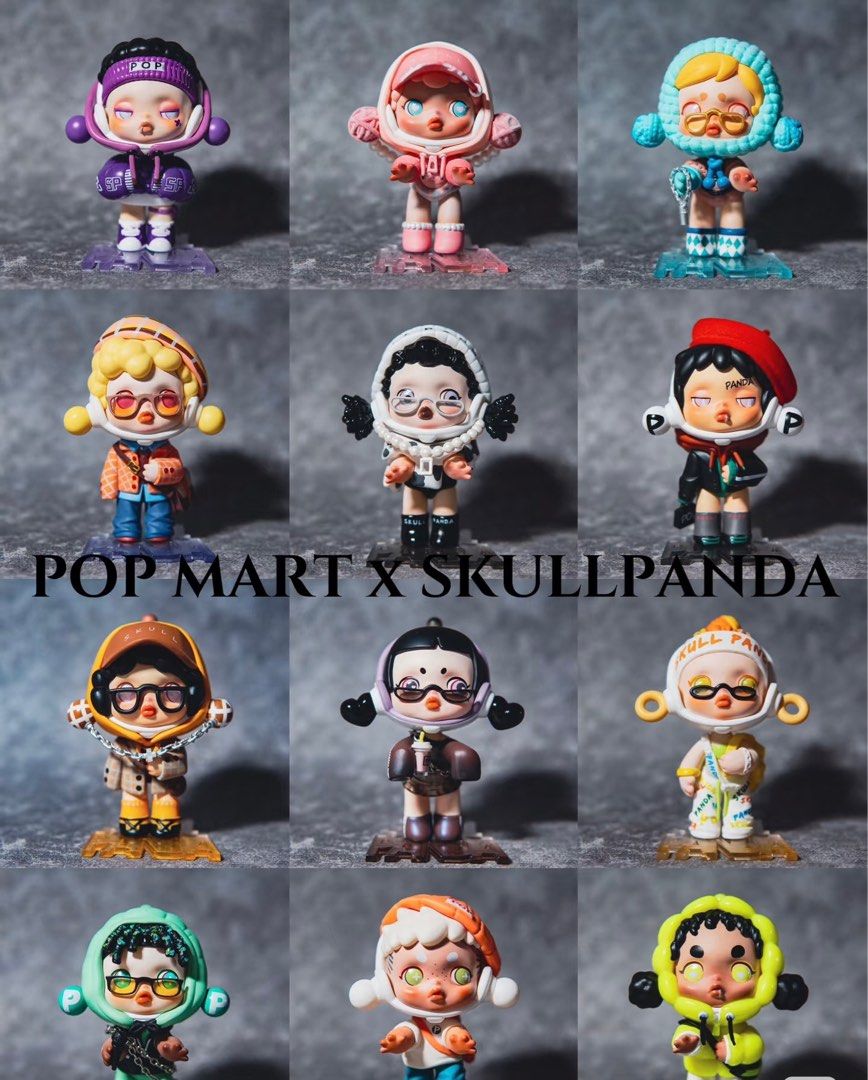 Pop Mart x Skullpanda Winter Series Blind Box Figures, Hobbies & Toys ...