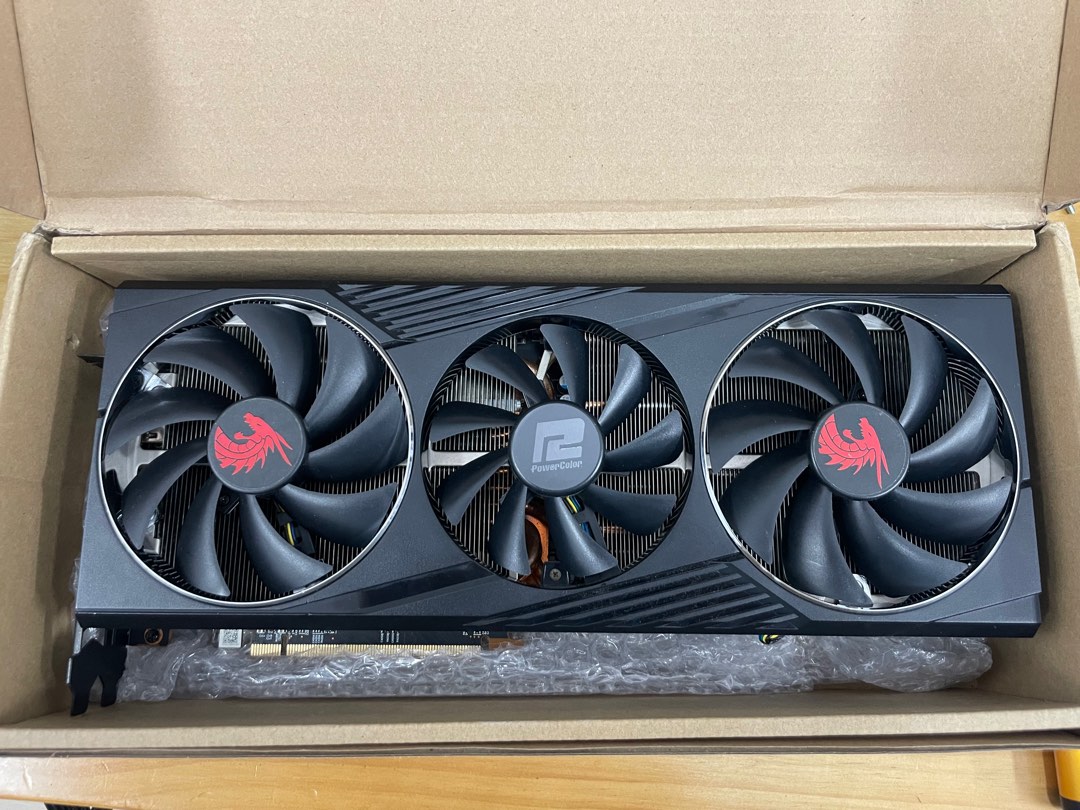 SOLD - Powercolor AMD Radeon RX6800xt 16gb Red Dragon Discreet Graphics ...
