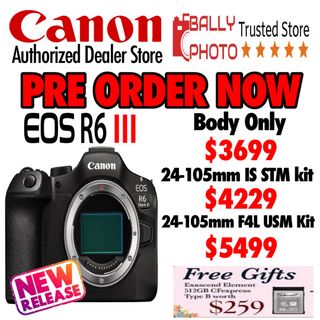 [PO]Canon EOS R6 Mark III, Photography, Cameras on Carousell