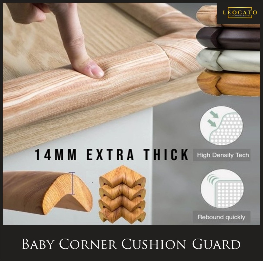 (SG SELLER) L-Shape Corner Bumper Strip Edge Corner Safety Guard ...