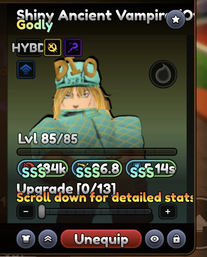 Shiny Vampire over heaven (dio over heaven) anime last stand, Video ...