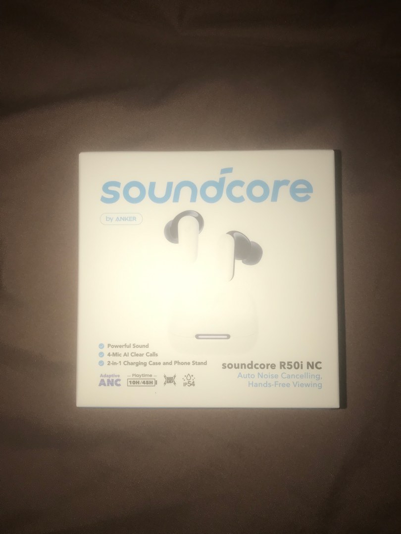 Soundcore by Anker R50i NC True Wireless Earbuds (White), Audio ...