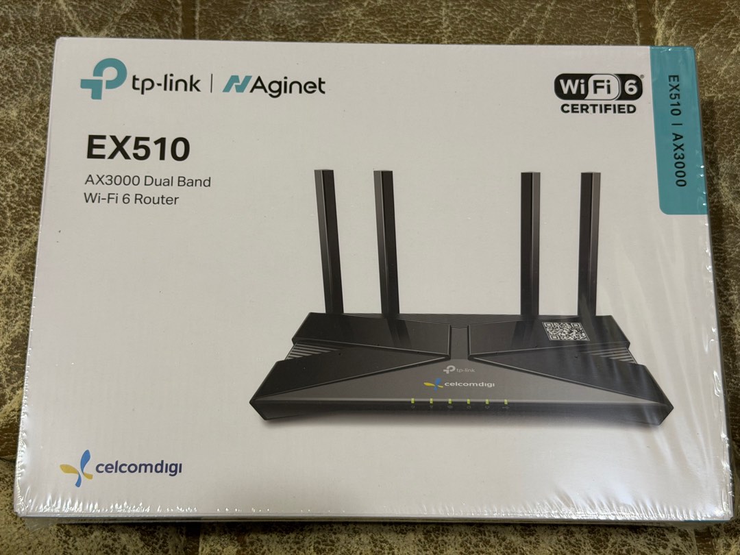 TP-Link EX510 AX3000 Wi-Fi 6 Router, Computers & Tech, Parts ...