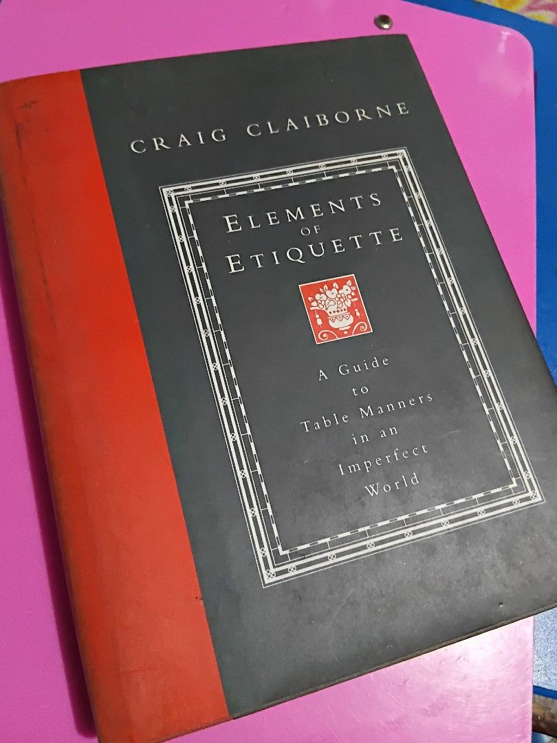 VINTAGE-COLLECTIBLE "Elements of Etiquette "/A guide to Table Manners/C ...