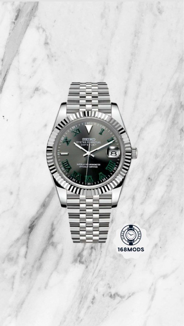 “WIMBLEDON” SEIKO MOD, Men's Fashion, Watches & Accessories, Watches on ...