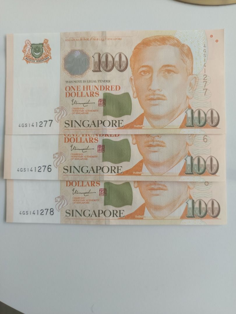 $100 bank notes (nice running numbers), Hobbies & Toys, Memorabilia ...