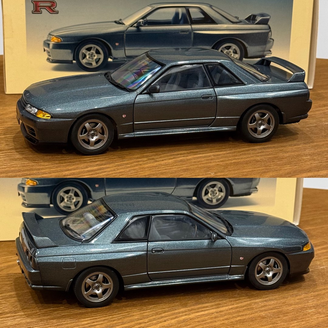 1/18 Autoart Nissan Skyline R32 GTR model car diecast same 1:18 scale ...