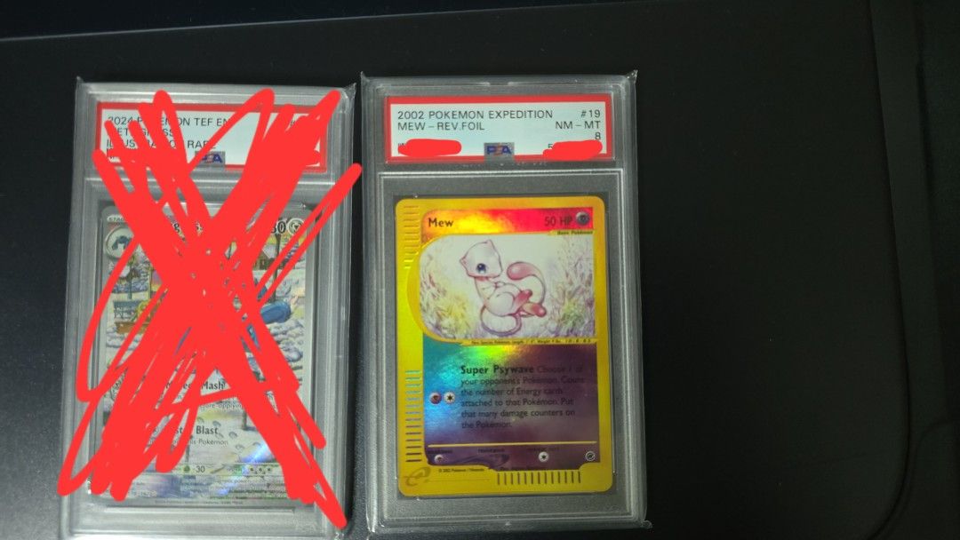 2002 Pokemon Expedition Mew Reverse Foil PSA 8, Hobbies & Toys, Toys ...