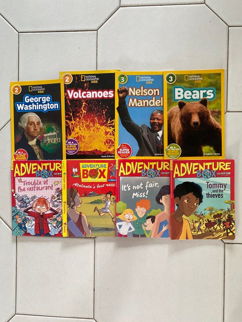 8 X ( bundle of 8) Adventure Box & National Geographic as shown C C ...