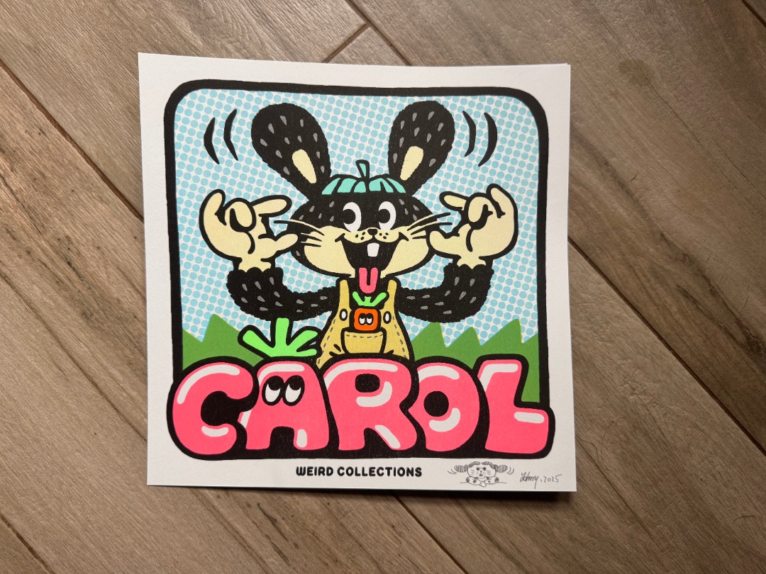 全新 Calorie Carol Mini Poster by Weird Collections Johnny Akihito Noda ...